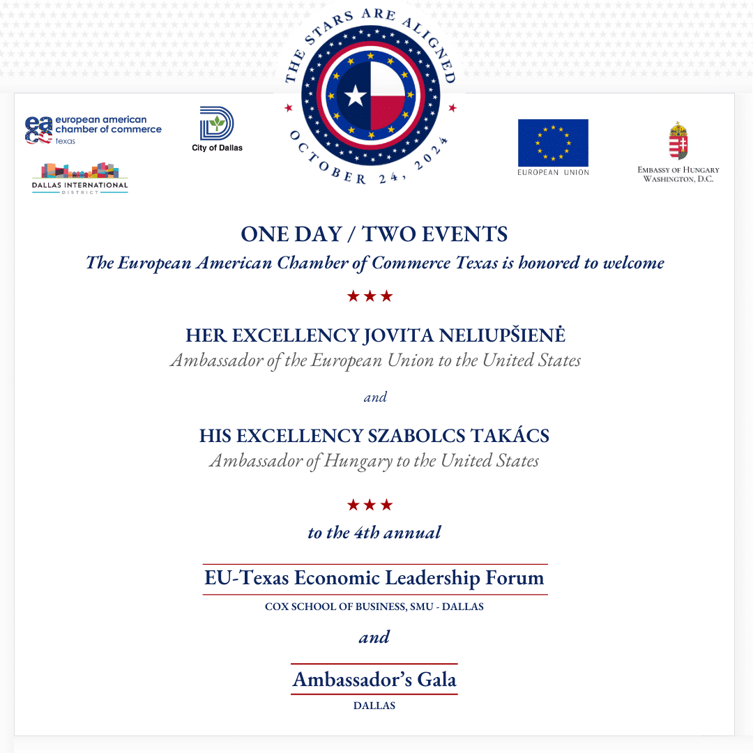 EACC Texas - Connect & Accelerate Your EU-US Relationships With Us.